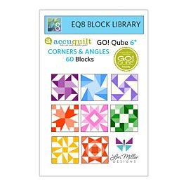 EQ8 Block Library-AccuQuilt-6" Qube-Dynamic Duos by Lori Miller Designs ...