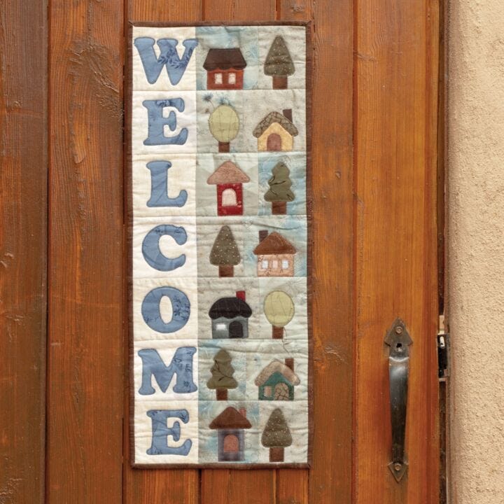 GO! Welcome Home Wall Hanging Pattern – AccuQuilt