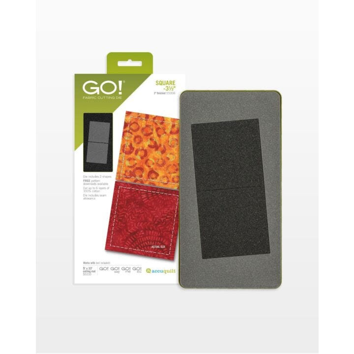 GO! Square-3 1/2" (3" Finished) – AccuQuilt
