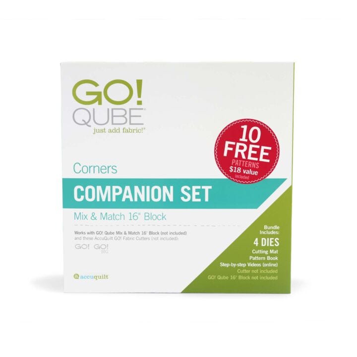 GO! Qube 16" Companion Set-Corners – AccuQuilt