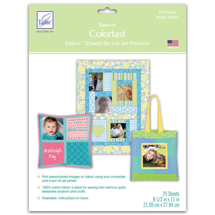 Colorfast Sew-In Fabric Bulk - 50 sheets – AccuQuilt