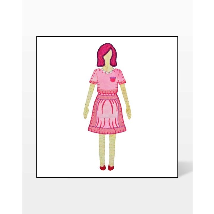 Paper Doll Machine Embroidery Designs
