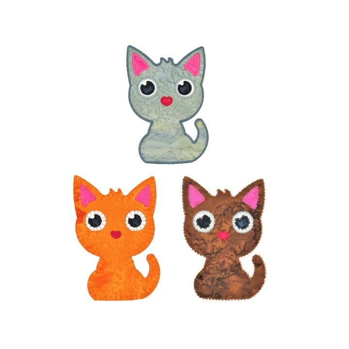 GO! Kitten Embroidery Designs – AccuQuilt