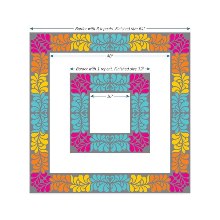 GO! Heather Feather Border Collection Border Ideas - AccuQuilt