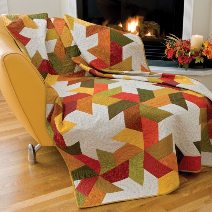 GO! Twirling Star Quilt Pattern – AccuQuilt