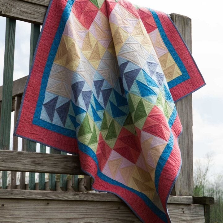 GO! Flying Rainbow Geese Quilt Pattern – AccuQuilt