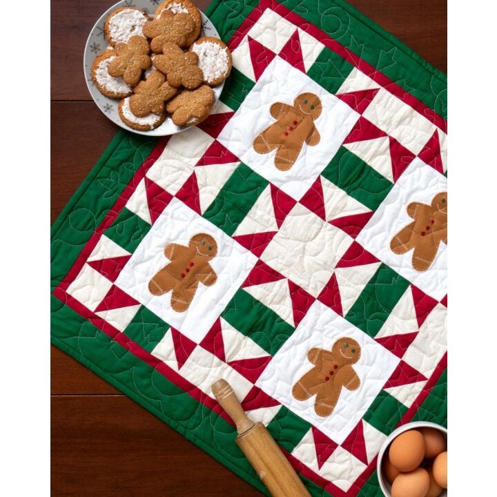 GO! Gingerbread Crossing Wall Hanging Pattern – AccuQuilt