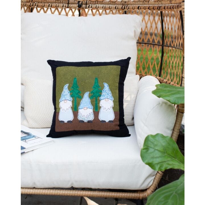 GO! Gnome Sweet Gnome Pillow Pattern - AccuQuilt