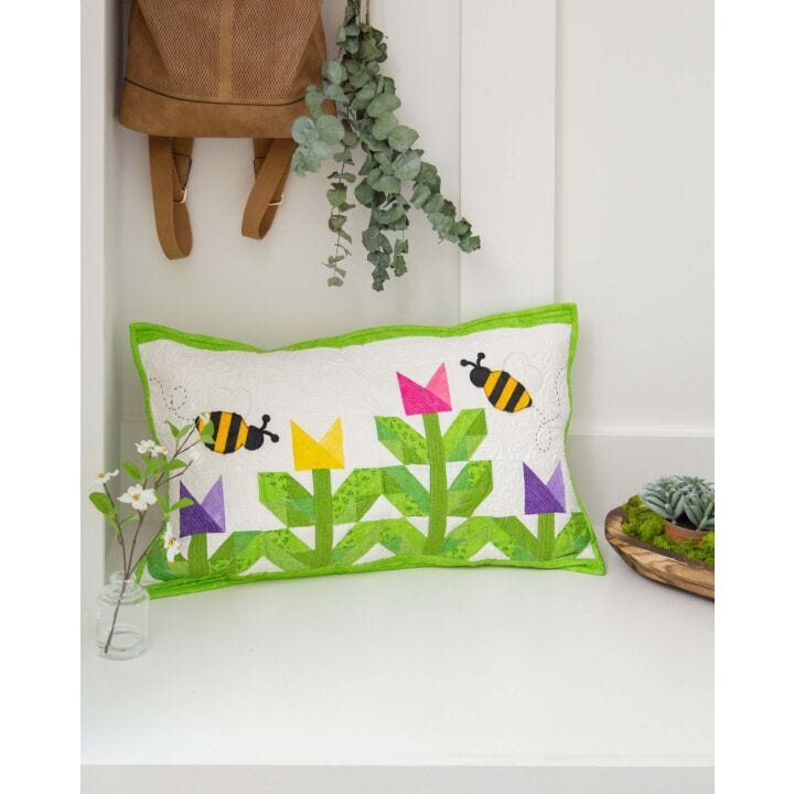 GO! Garden Bench Pillow Pattern – AccuQuilt