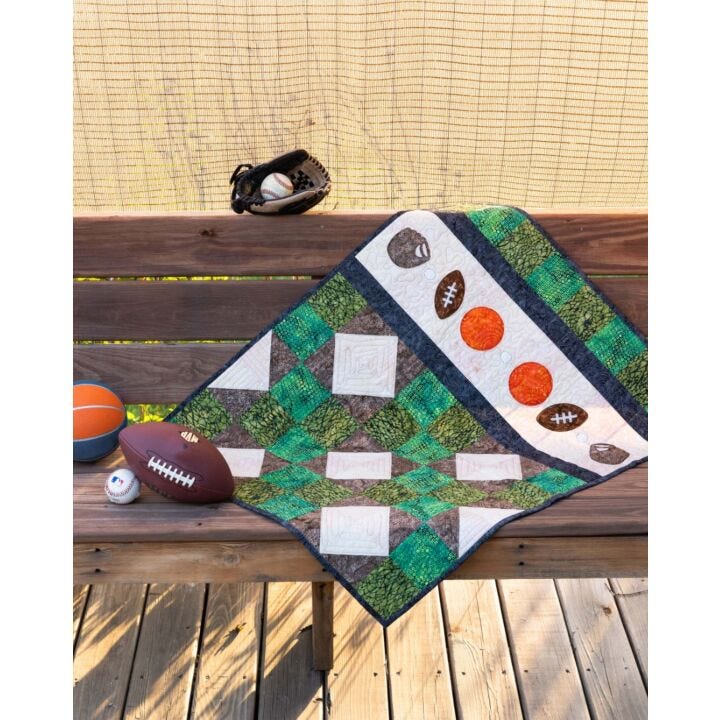 GO! Diamond Daze Throw Quilt Pattern - AccuQuilt