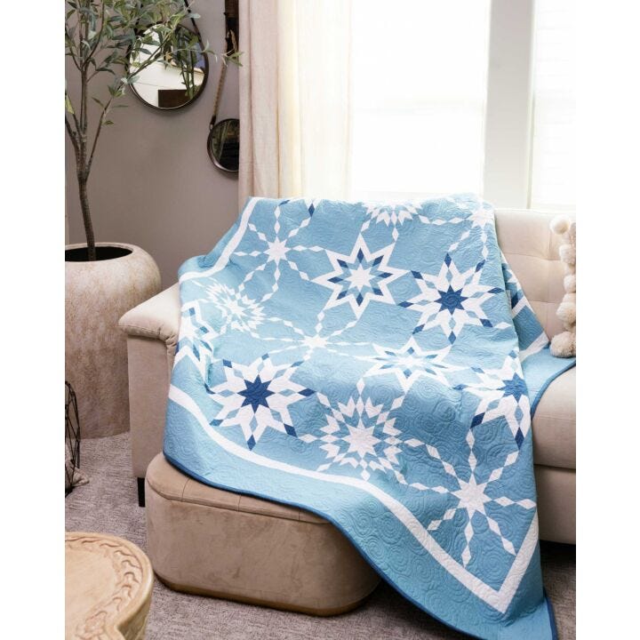 GO! Latin Stars Throw Quilt Pattern - AccuQuilt