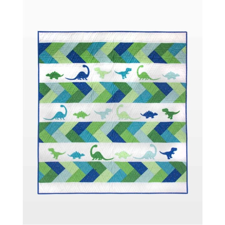 dinosaur pattern quilt