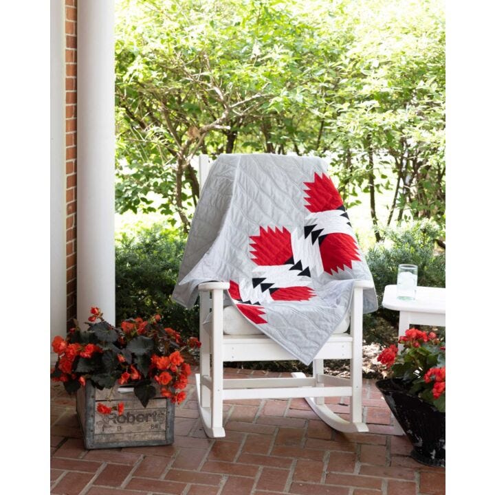 GO! Modern Lotus Throw Quilt Pattern – AccuQuilt