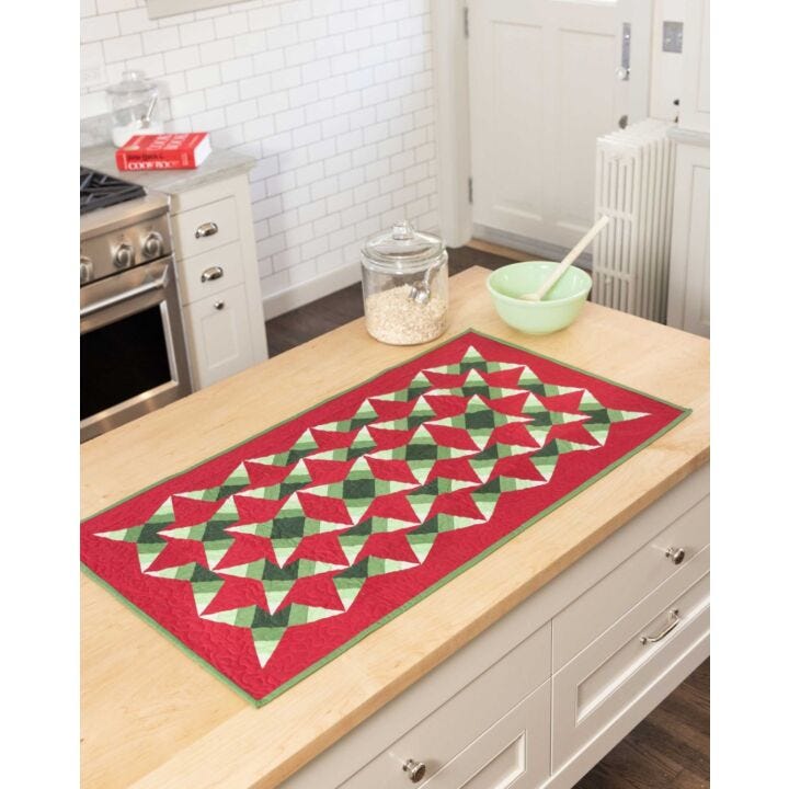 GO! Christmas Stars Table Runner Pattern – AccuQuilt