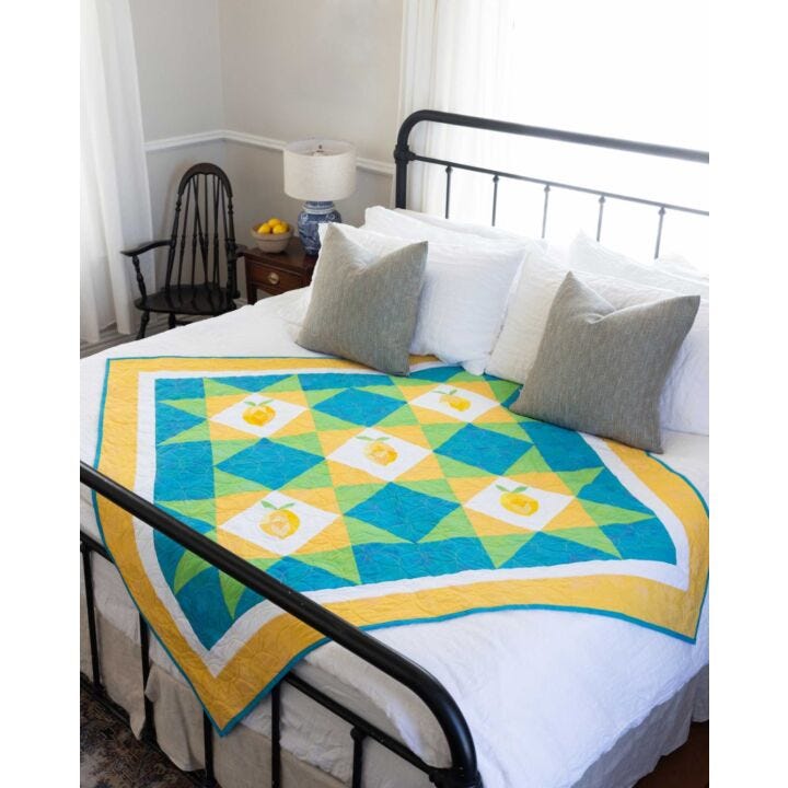 GO! When Life Gives You Lemons Throw Quilt Pattern – AccuQuilt