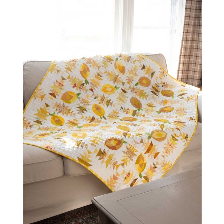 GO! Pineapple Lemonade Throw Quilt Pattern – AccuQuilt