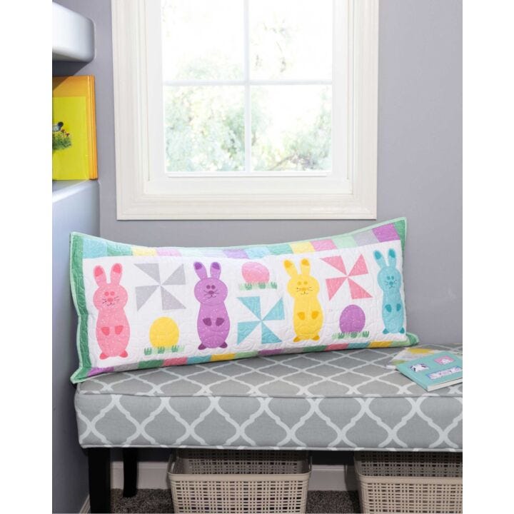 GO! Bunny Bench Pillow Pattern - AccuQuilt