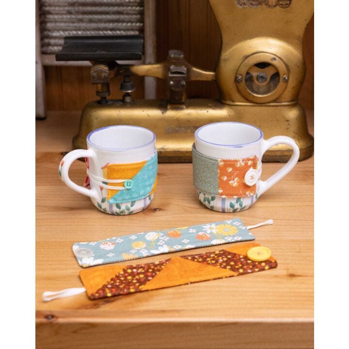 GO! Coffee Mug Cozies Pattern - AccuQuilt