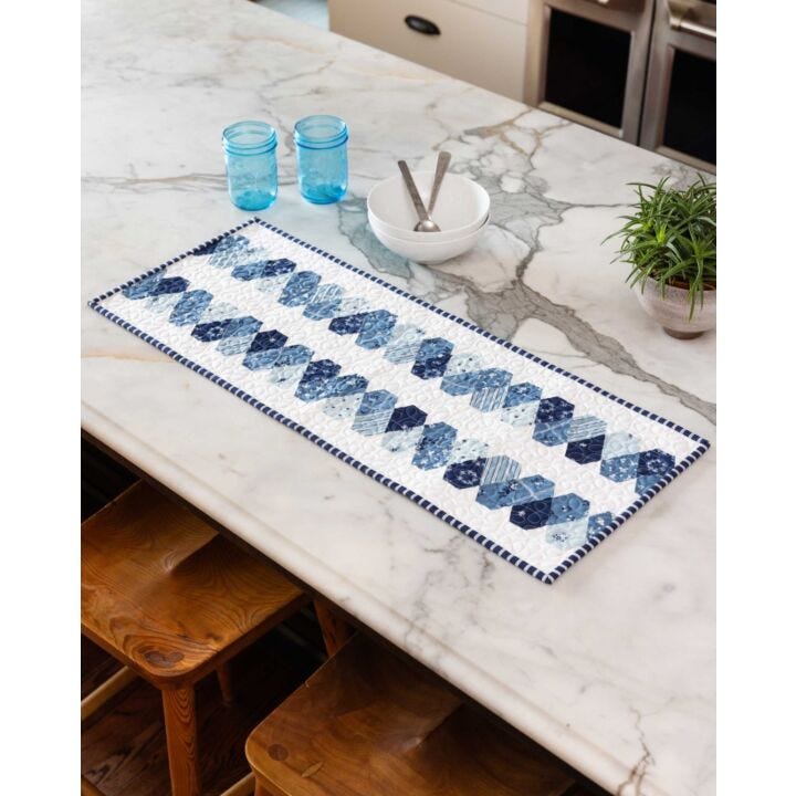 GO! EPP Jewel Table Runner Pattern – AccuQuilt