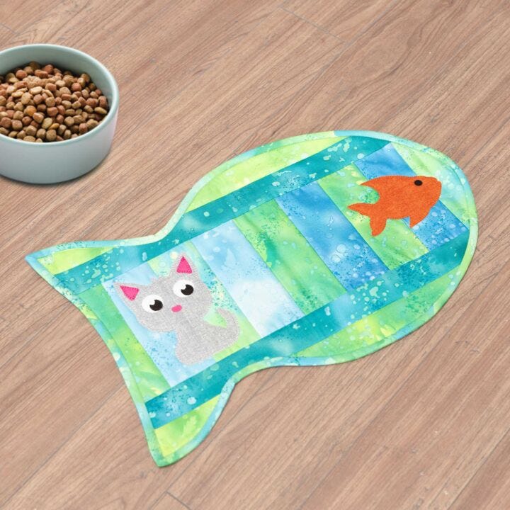 GO! Kitten Pet Placemat Pattern – AccuQuilt