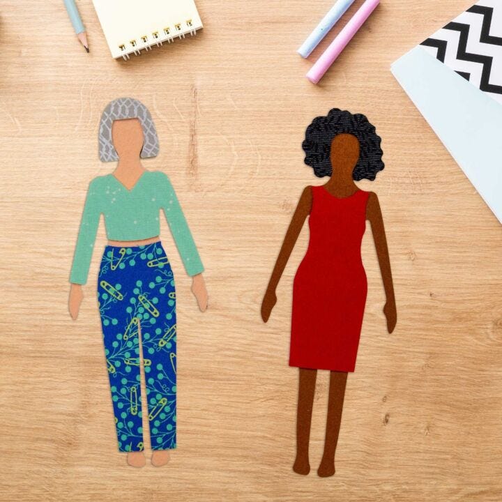 GO! On the GO! Paper Dolls Pattern – AccuQuilt