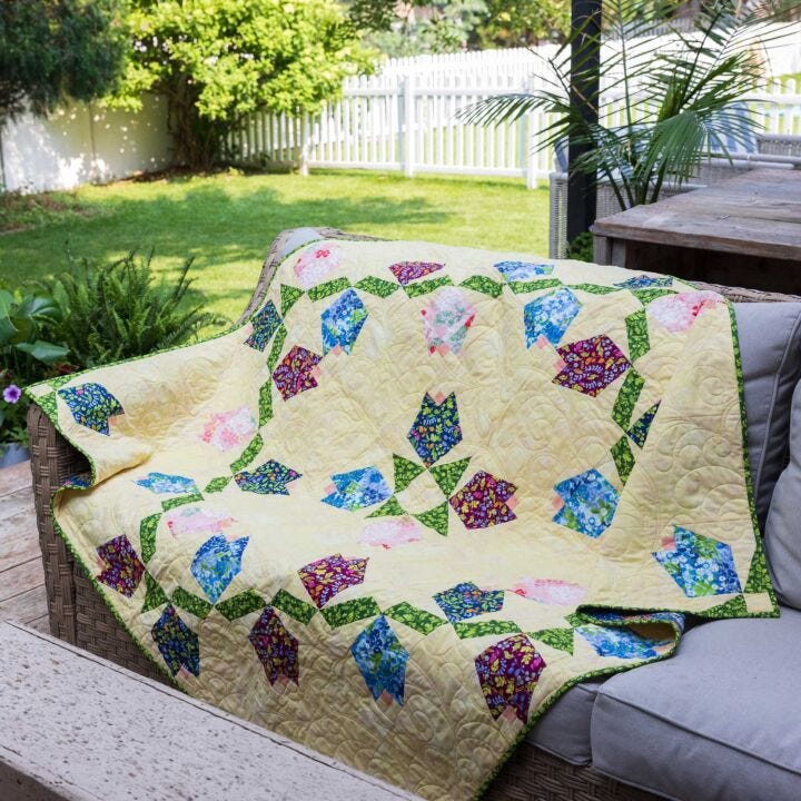 GO! Magnolia Vine Throw Quilt Pattern – AccuQuilt
