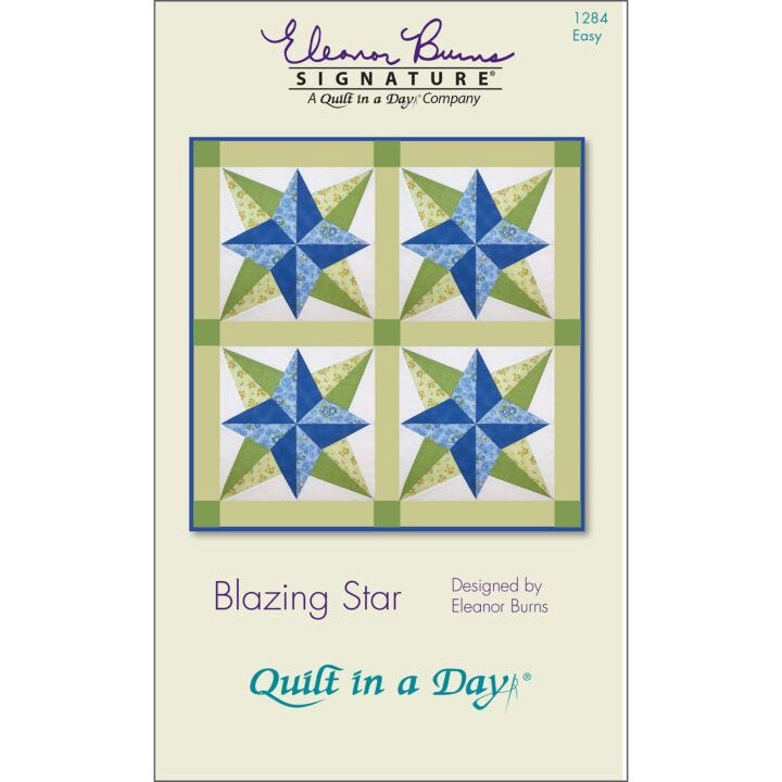 Quilt in a Day Blazing Star by Eleanor Burns – AccuQuilt