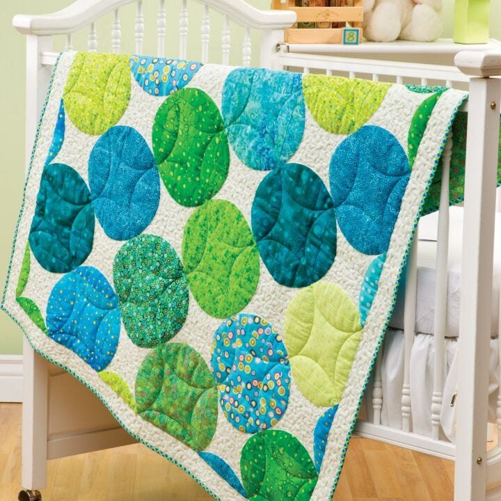 GO! Baby Bubbles Quilt Pattern - AccuQuilt