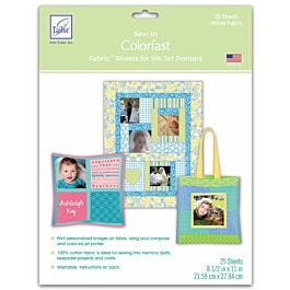 Colorfast Sew-In Fabric Sheets - 25 Sheets – AccuQuilt