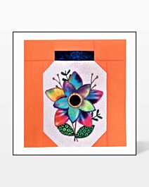 GO! Flowered Canning Jar Embroidery Specialty Designs - AccuQuilt