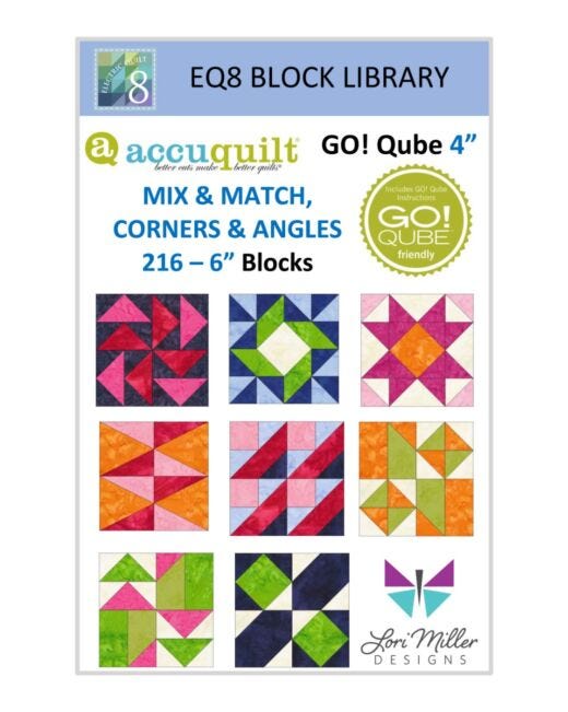 EQ8 Block Library - AccuQuilt 4" Qube - 216 Blocks-Mix and Match ...