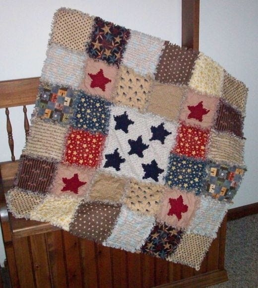 GO! Raggedy Stars Quilt Pattern - AccuQuilt