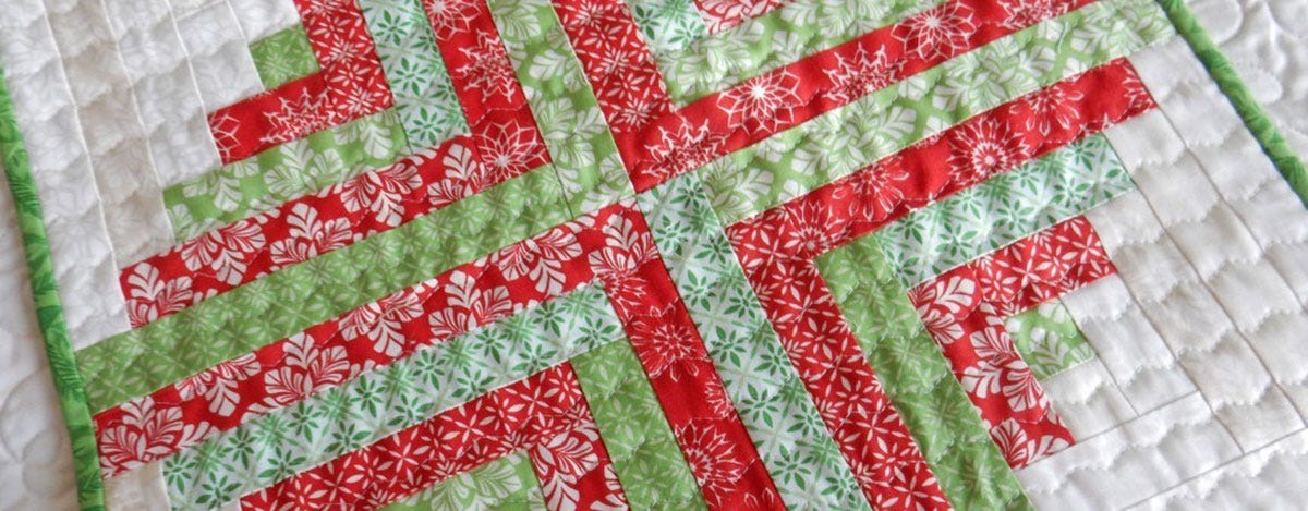 Log Cabin Table Topper