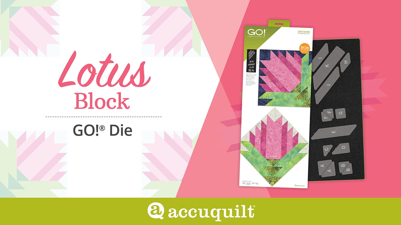 Cut Fabric for Your Next Lotus Block Quilt in Seconds