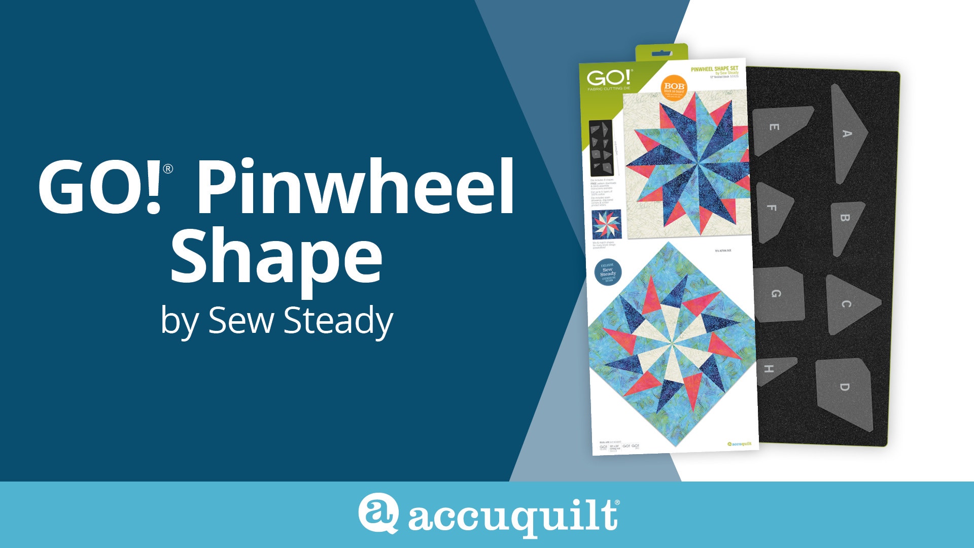 How to Finish the GO! Pinwheel Sampler Quilt by Sew Steady