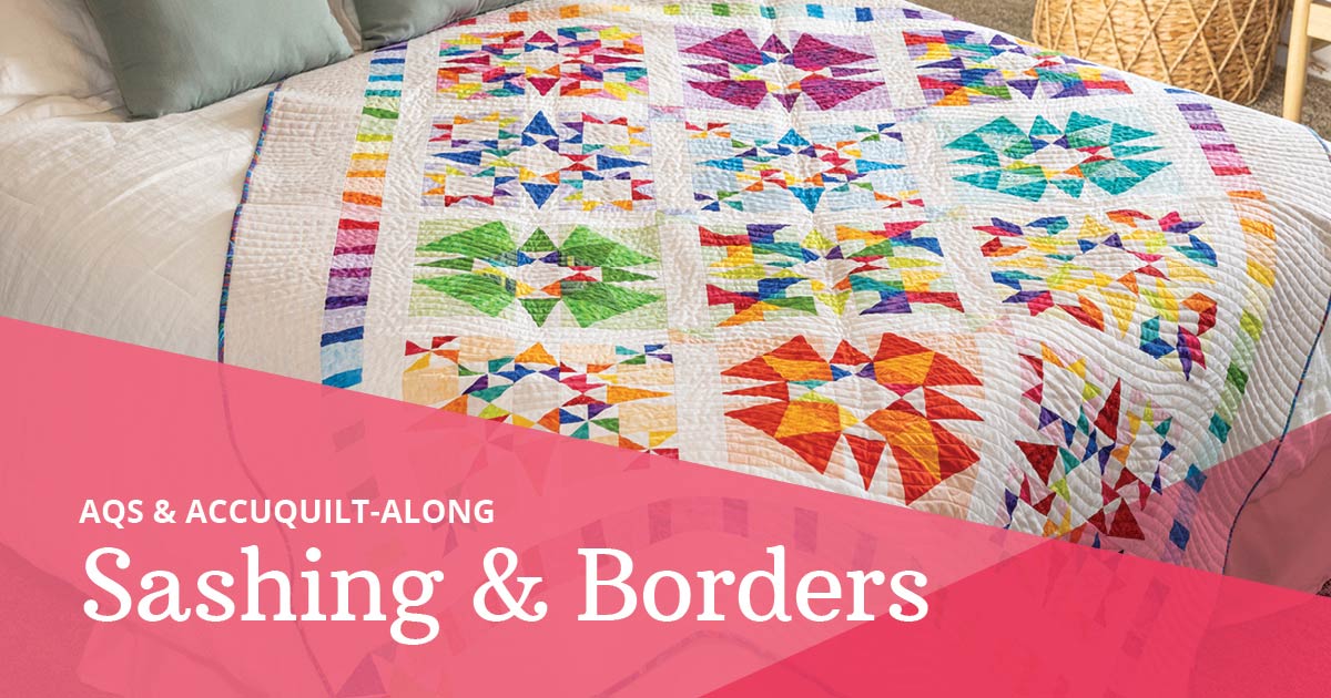 2024 AQS & AccuQuilt-Along: Going Carolina in My Mind Throw Quilt ...