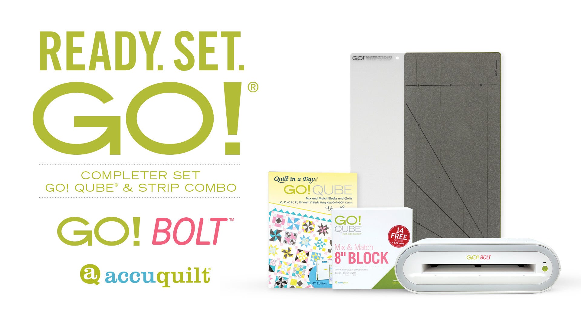 Ready. Set. GO! Bolt™ Ultimate Fabric Cutting System