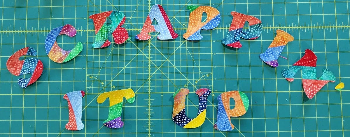 Stash Bust with this Scrappy Strip Cutter Appliqué Technique