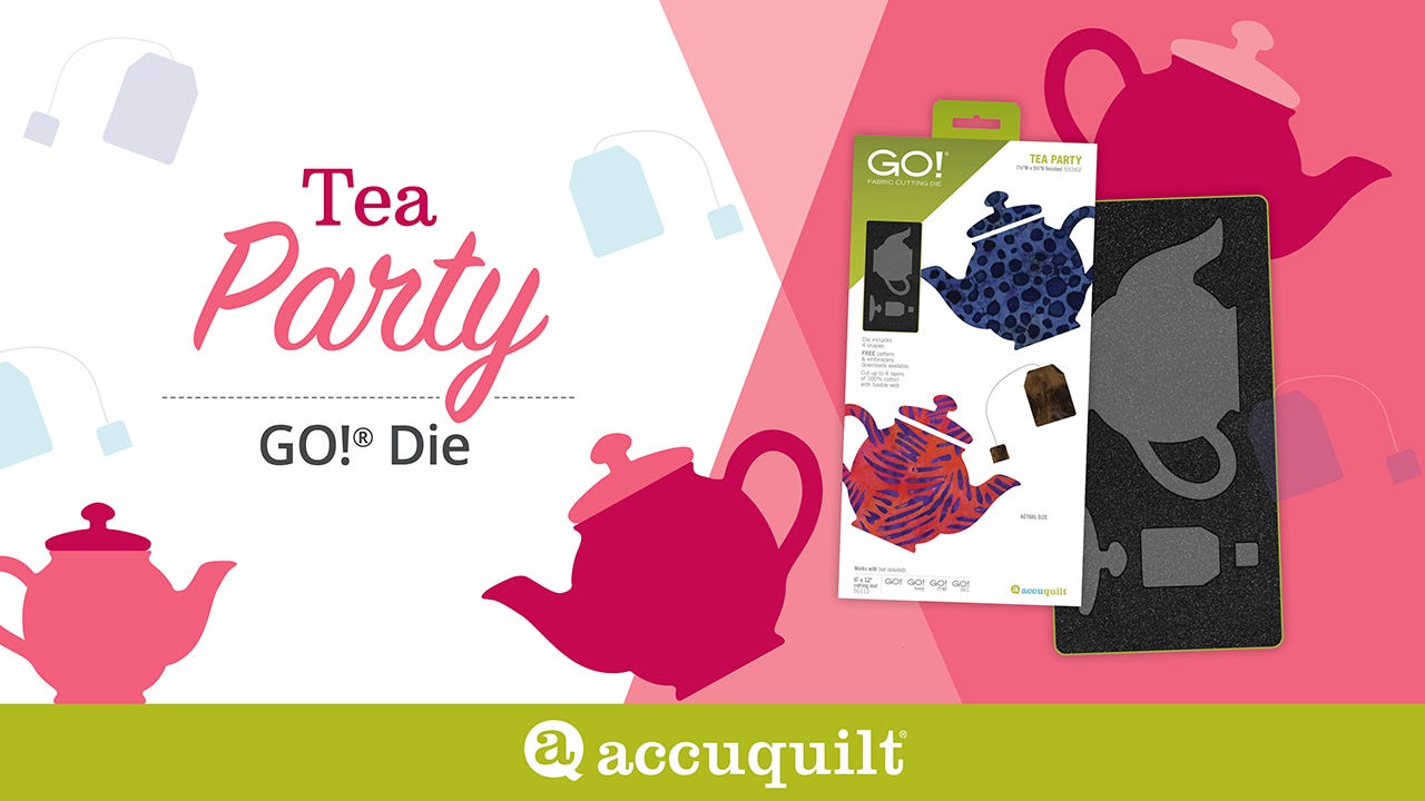 Cut Fabric for Your Next Tea Party Quilt in Seconds