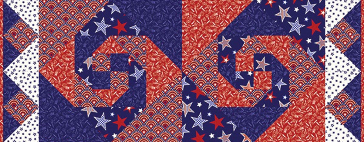 Fantastic Fireworks Table Runner