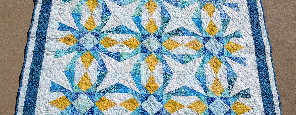 Ice Crystals Quilt Pattern Ice Crystals Quilt Pattern + Acrylic