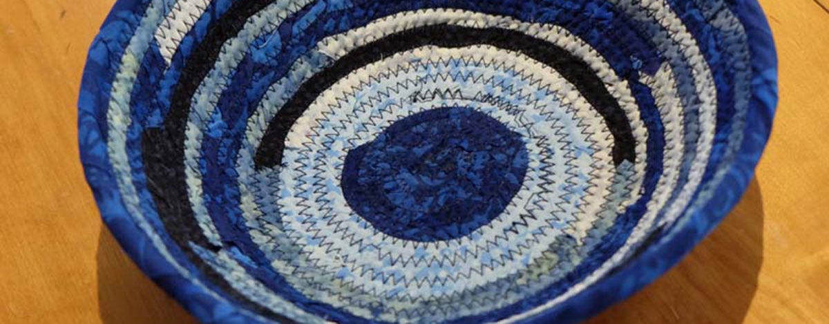 How to Make a Coiled Thread Basket using AccuQuilt Strip Cutters