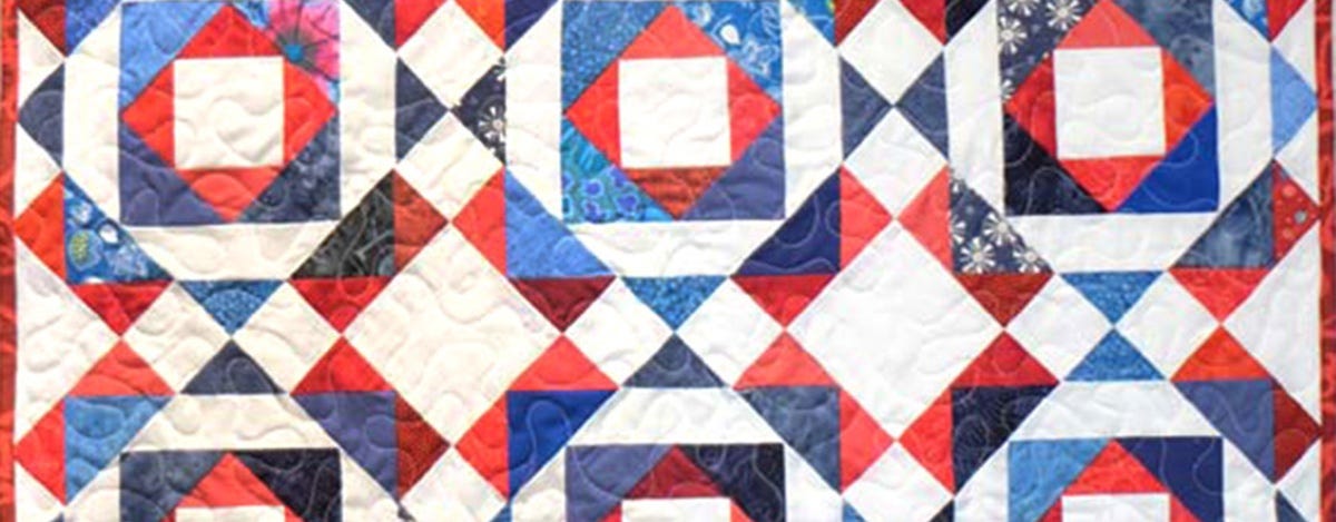 Make a Red, White and Blue Scrappy Quilt You Can Be Proud Of