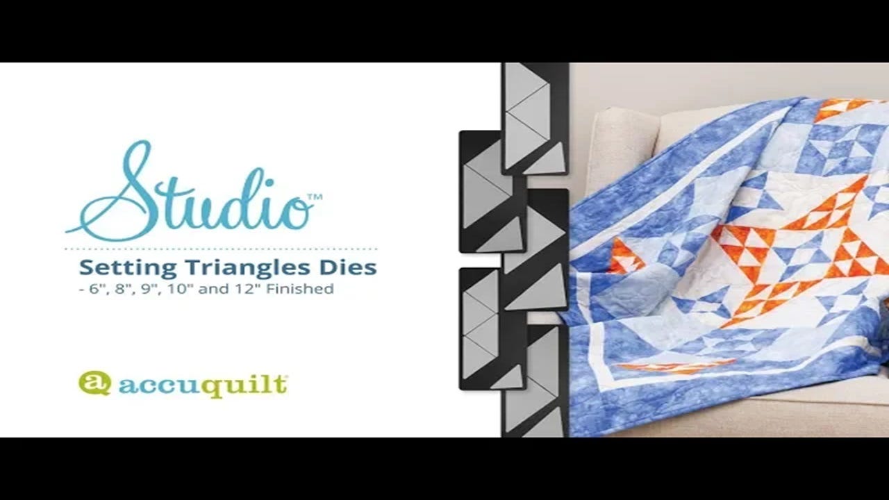 Easily create on-point quilts with the NEW AccuQuilt Studio Setting ...