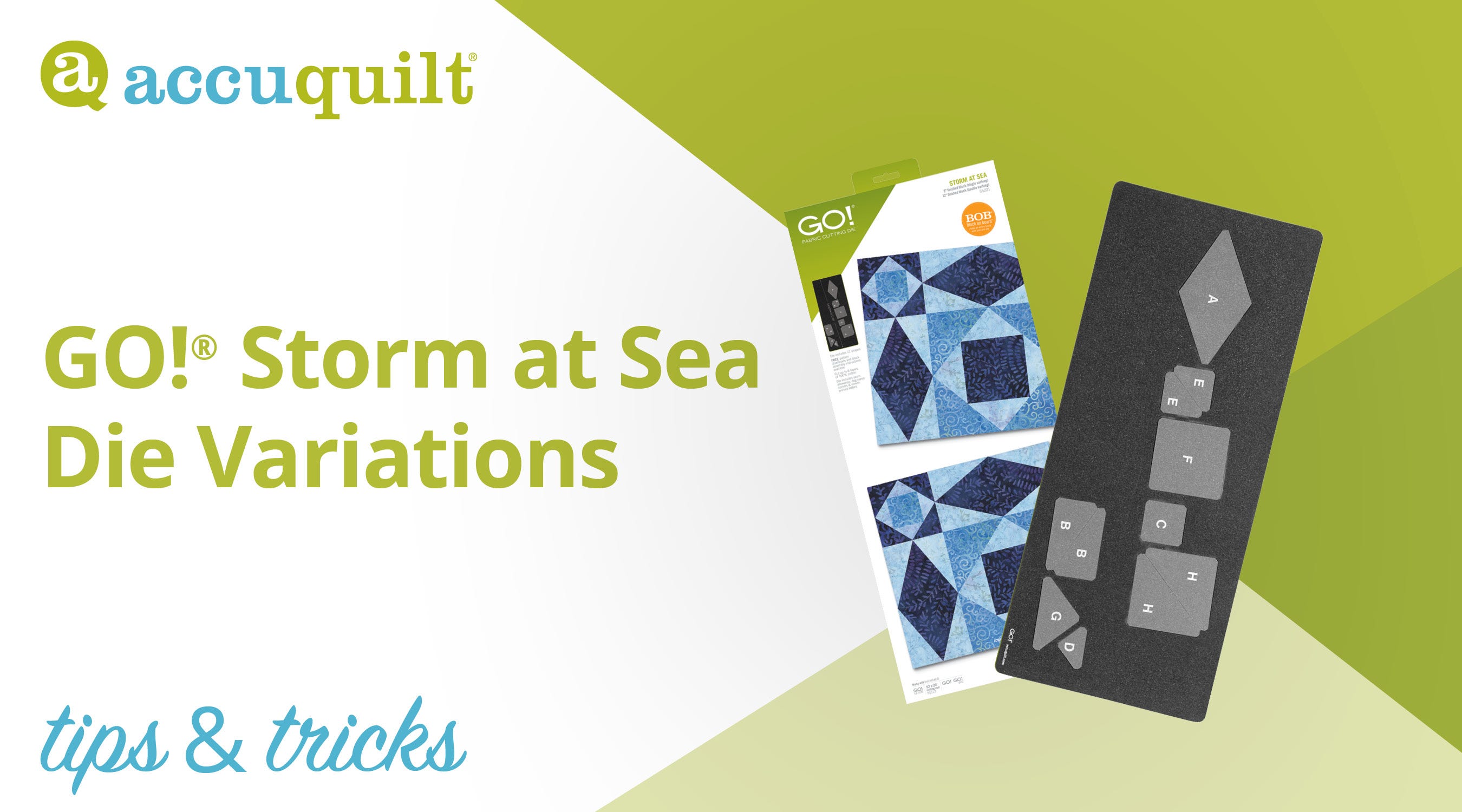 AccuQuilt Tips & Tricks: How to find new patterns in the GO! Storm at ...