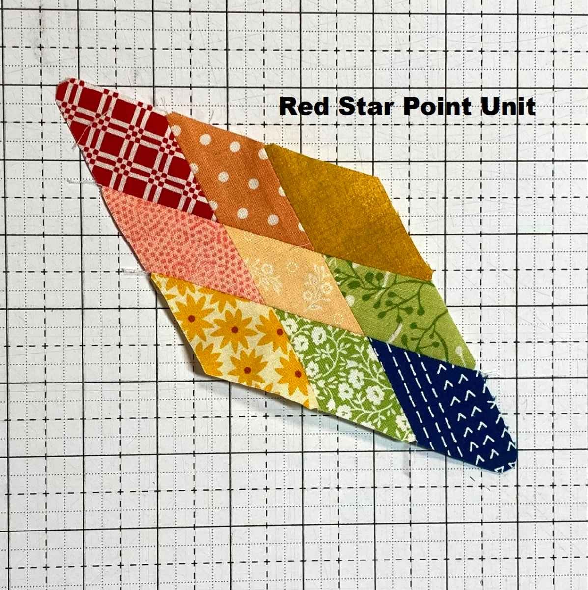 Prairie Star Quilt Block: Starlite Rainbow Quilt