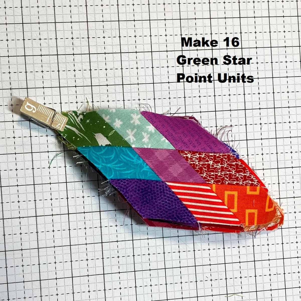 Prairie Star Quilt Block: Starlite Rainbow Quilt