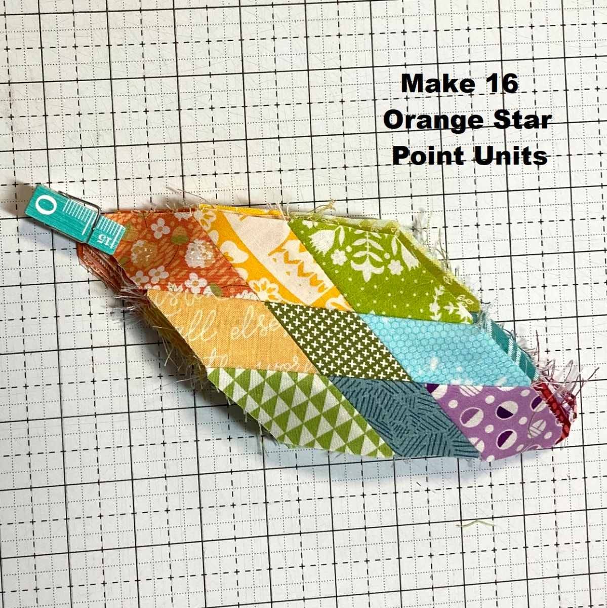 Prairie Star Quilt Block: Starlite Rainbow Quilt