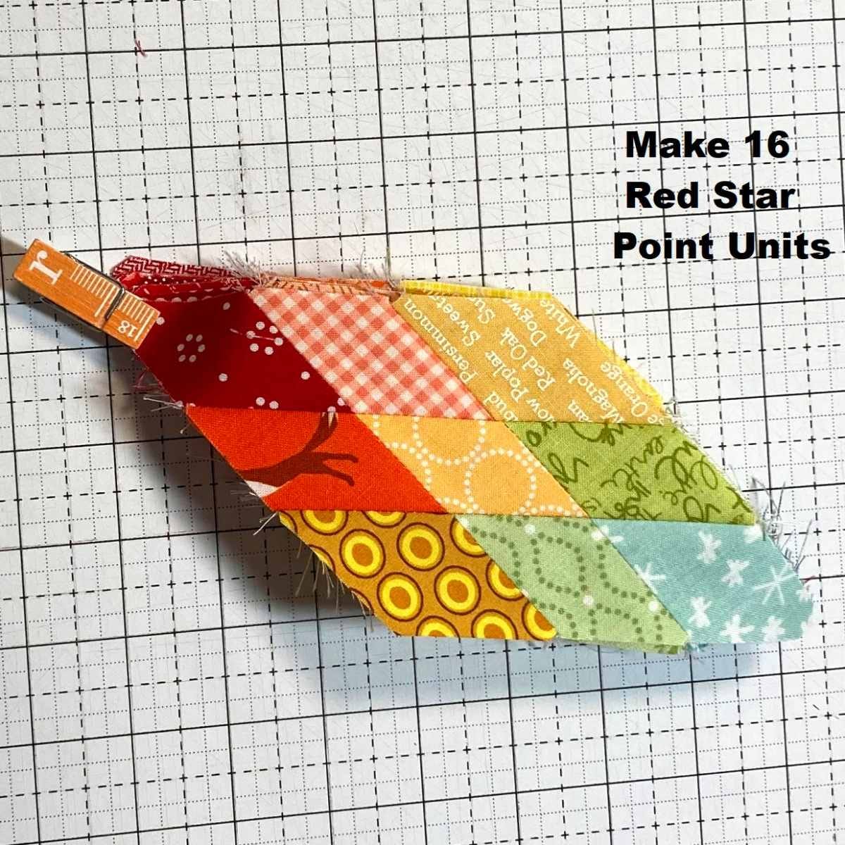 Prairie Star Quilt Block: Starlite Rainbow Quilt