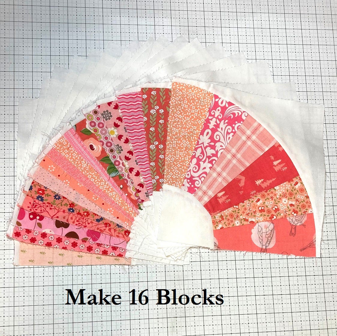 Scrappy Grandmother's Fan: Summer Slice Quilt Tutorial
